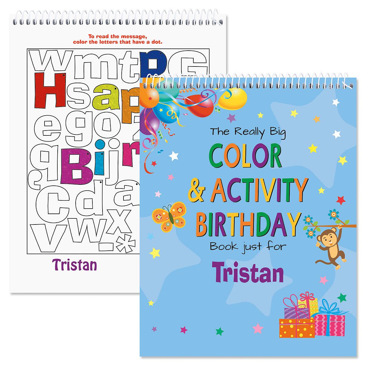 Birthday Personalized Activity Book 614348 | Current Catalog