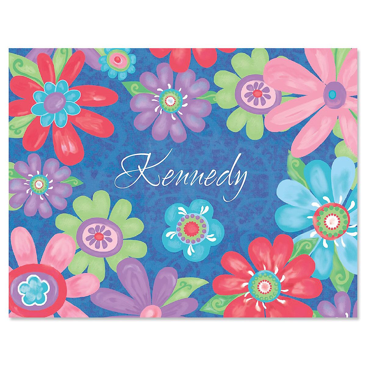 Blossom Personalized Note Card | Current Catalog
