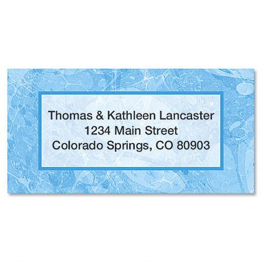 Blue Marble Border Address Labels | Current Catalog