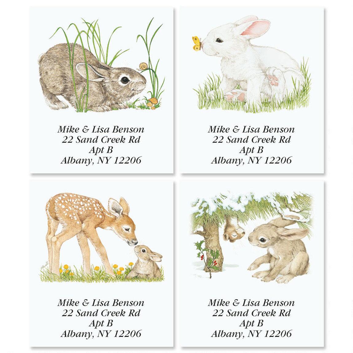 Bunny Spring by Linda K. Powell Select Address Labels | Current Catalog