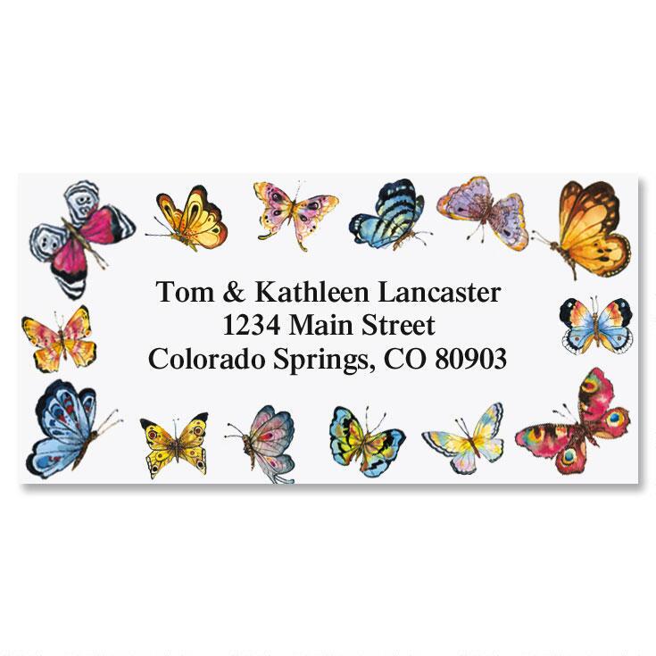 Butterfly Border Border Address Labels | Current Catalog