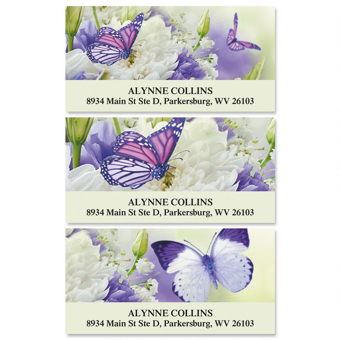 Butterfly Deluxe Address Labels (3 Designs) | Current Catalog
