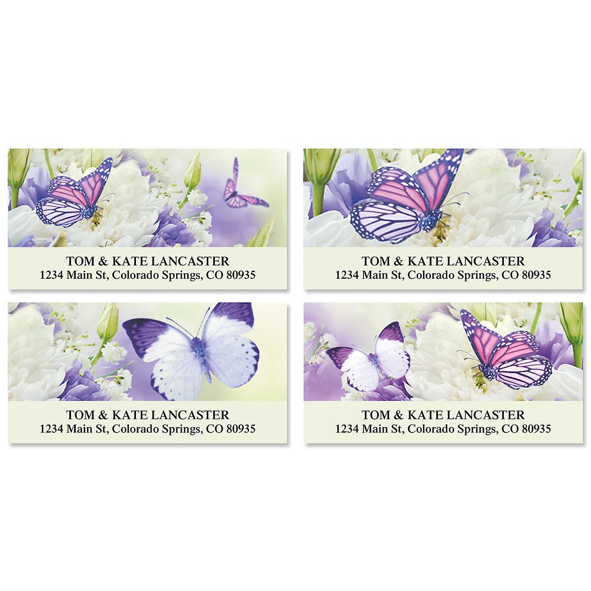 Butterfly Deluxe Address Labels (4 Designs) | Current Catalog