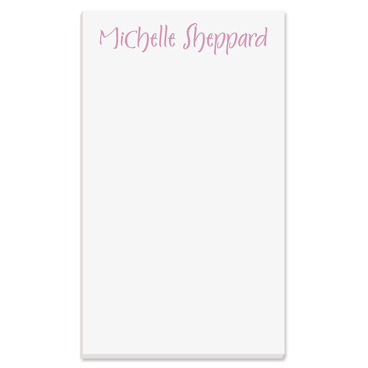 Calligraphy Personalized Notepads | Current Catalog
