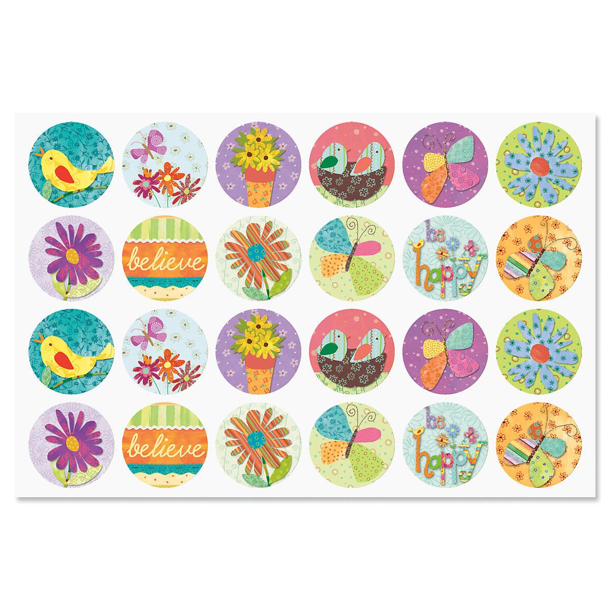 Cheery Day Envelope Sticker Seals | Current Catalog