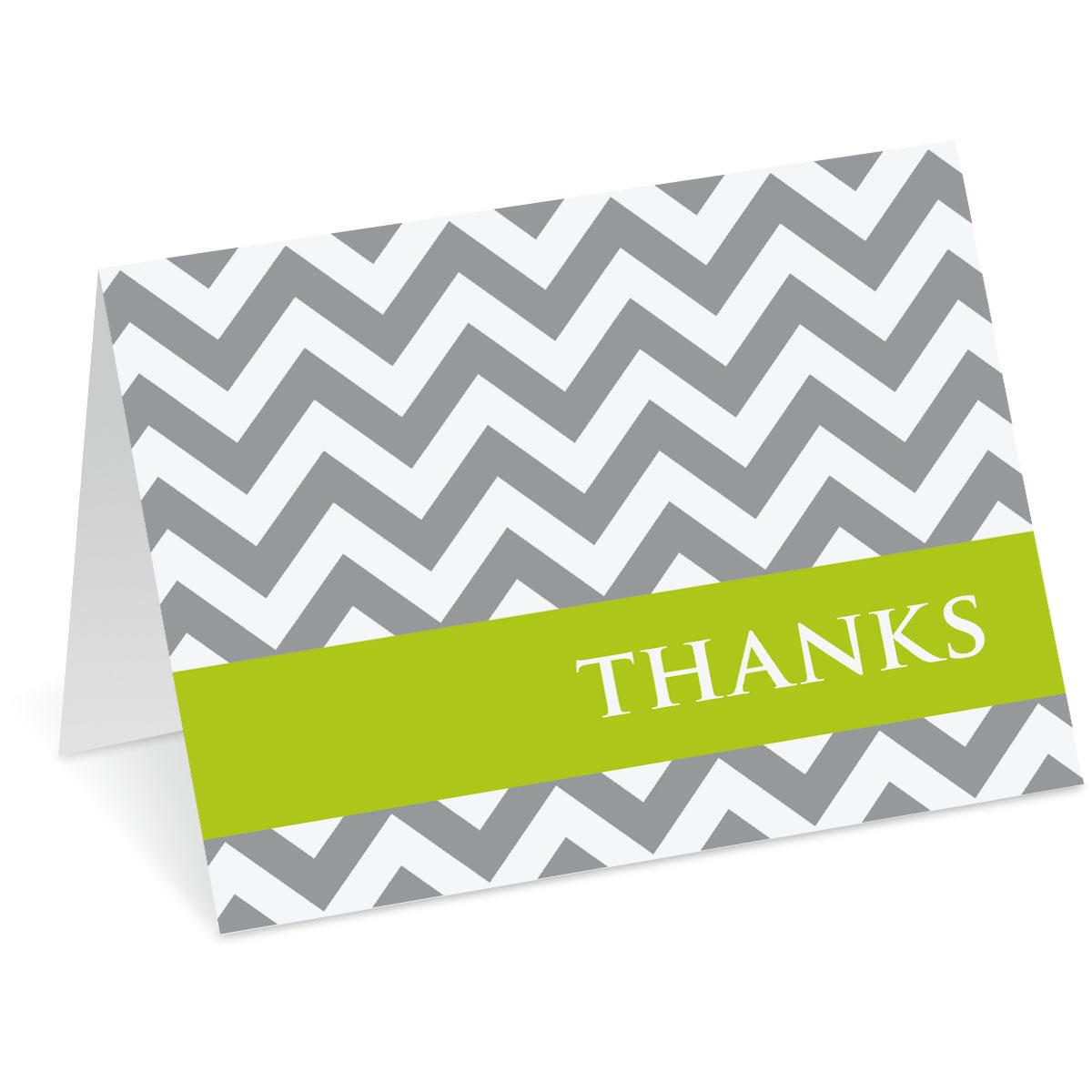 Chevron Thank You Note Cards | Current Catalog