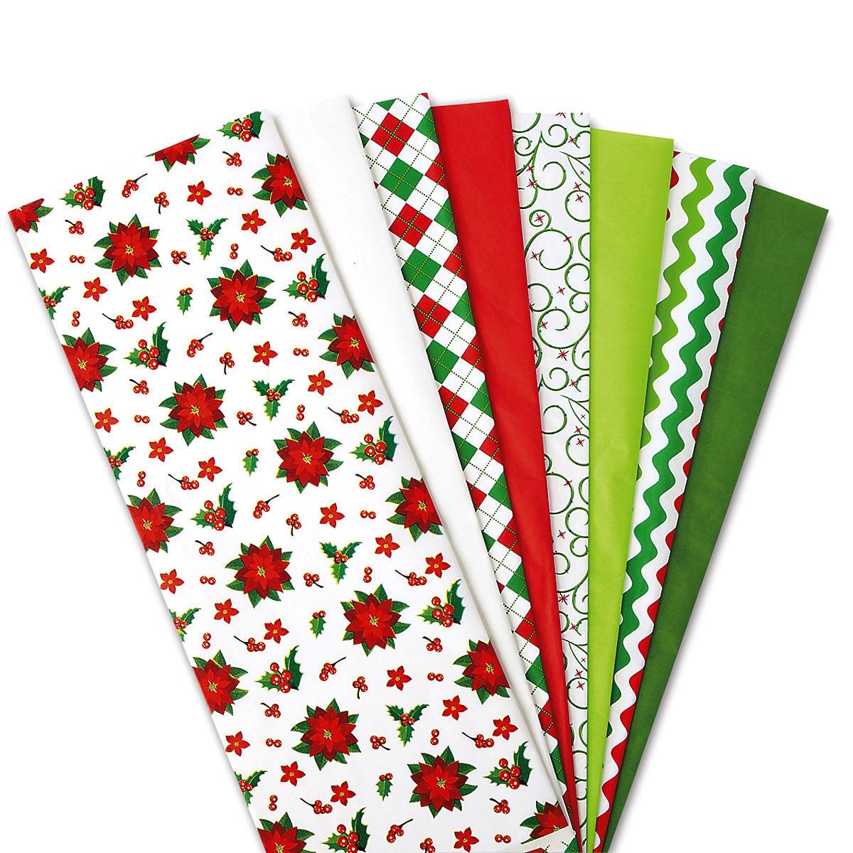 Holiday Prints and Solids Tissue Paper Value Pack | Current Catalog