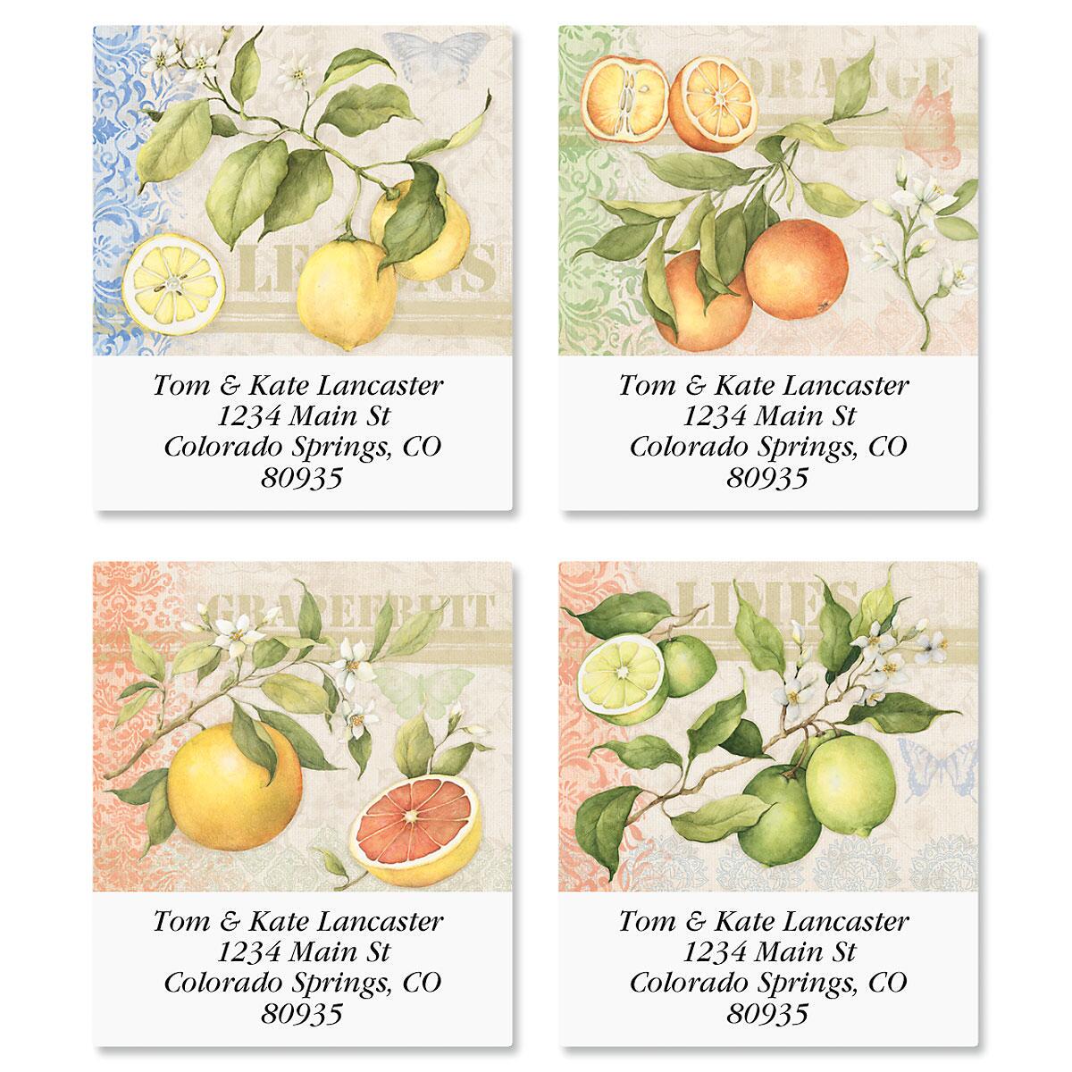 Citrus Select Address Labels | Current Catalog
