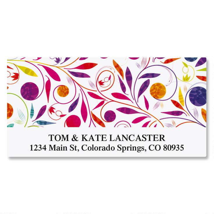 Color Swirl Deluxe Address Labels L1160 | Current Catalog