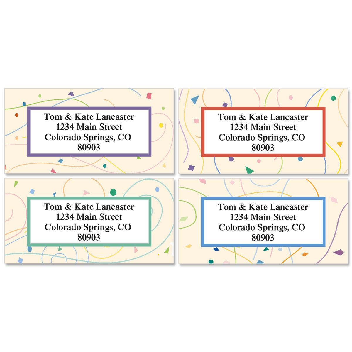 Confetti Address Labels | Current Catalog
