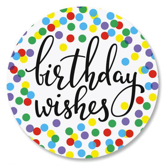 Confetti Wishes Seals | Current Catalog