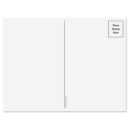 blank postcards template