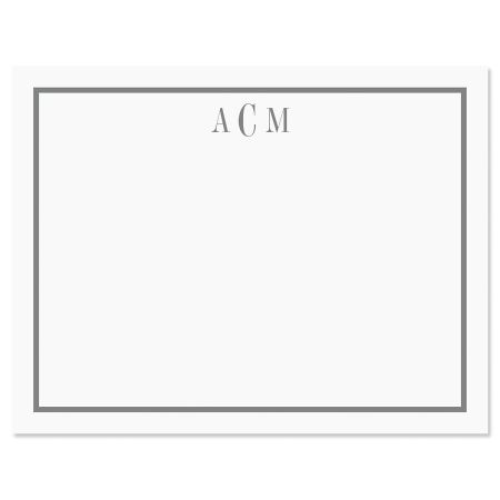 white square with grey border