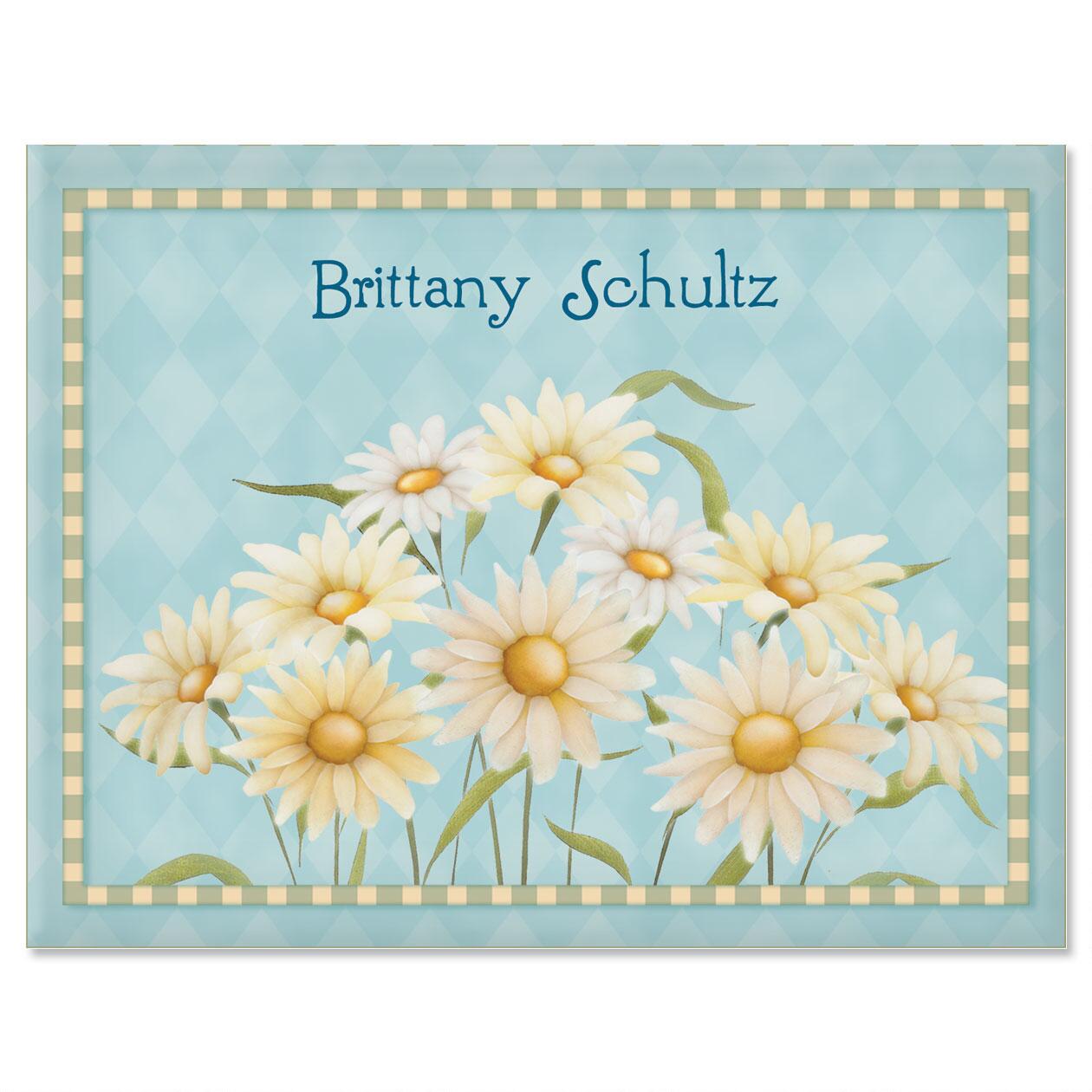 Daisy Personalized Note Cards | Current Catalog