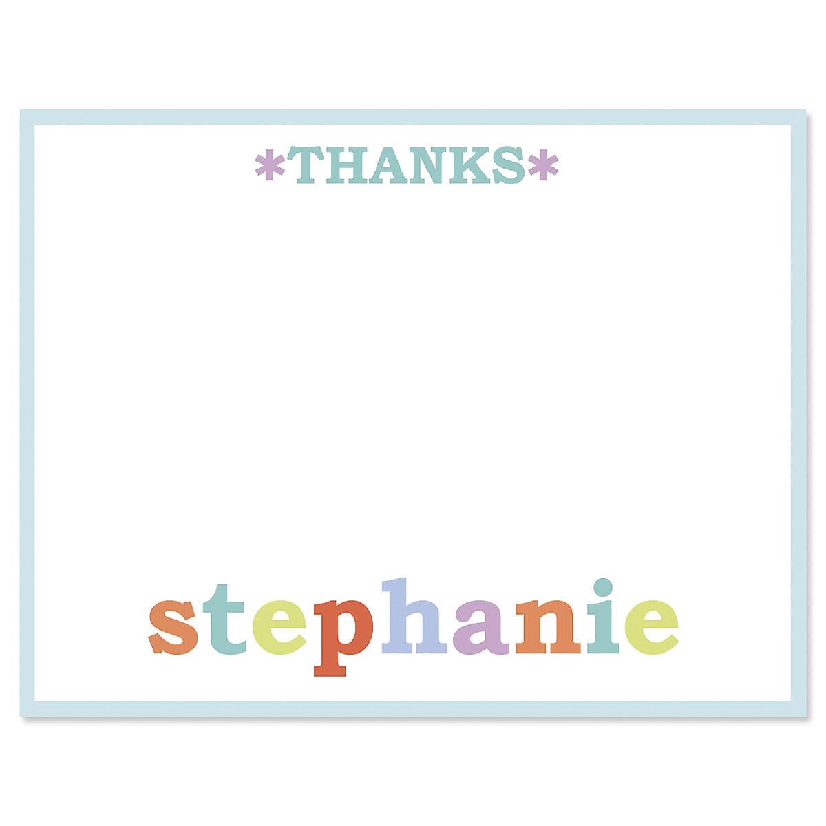 Emma Personalized Thank You Cards | Current Catalog