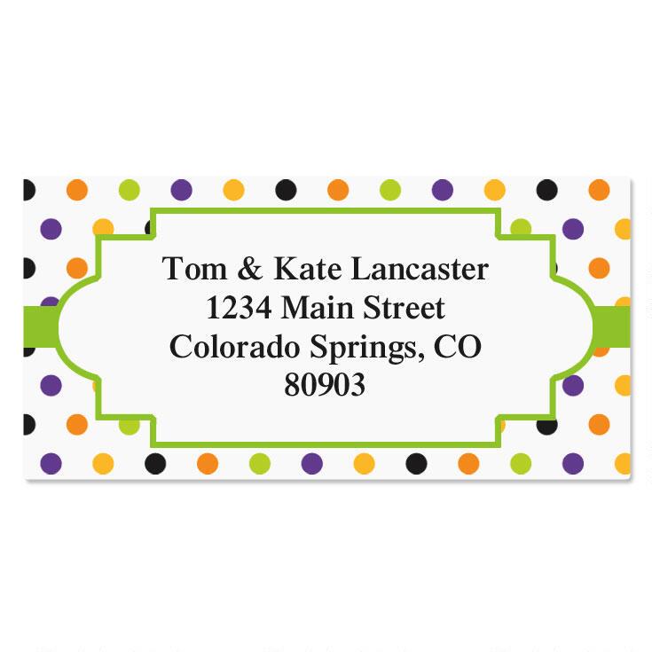 Enchanted Halloween Border Address Labels | Current Catalog