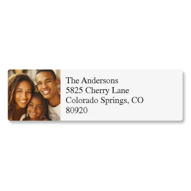 Classic Photo Personalized Address Labels f283 | Current Catalog
