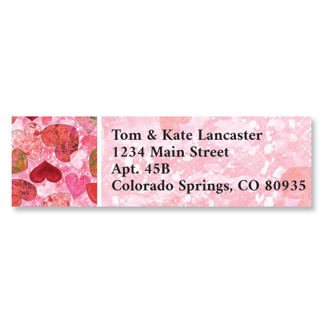 Heart Pattern Classic Address Labels | Current Catalog