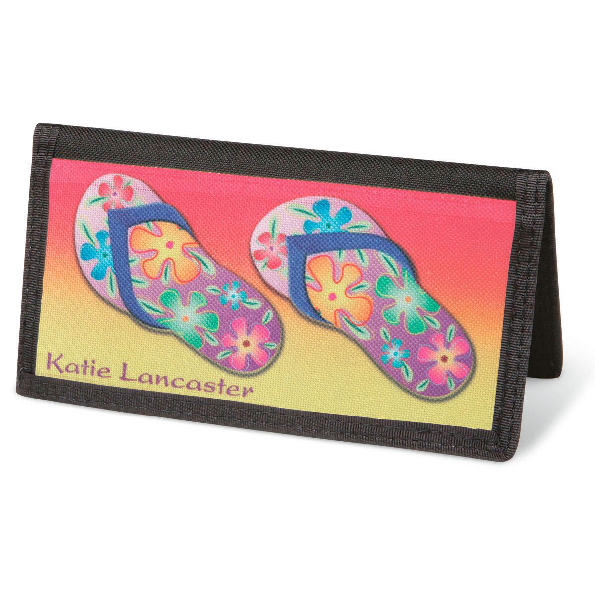Flip-Flops Fun Checkbook Cover - Personalized | Current Catalog