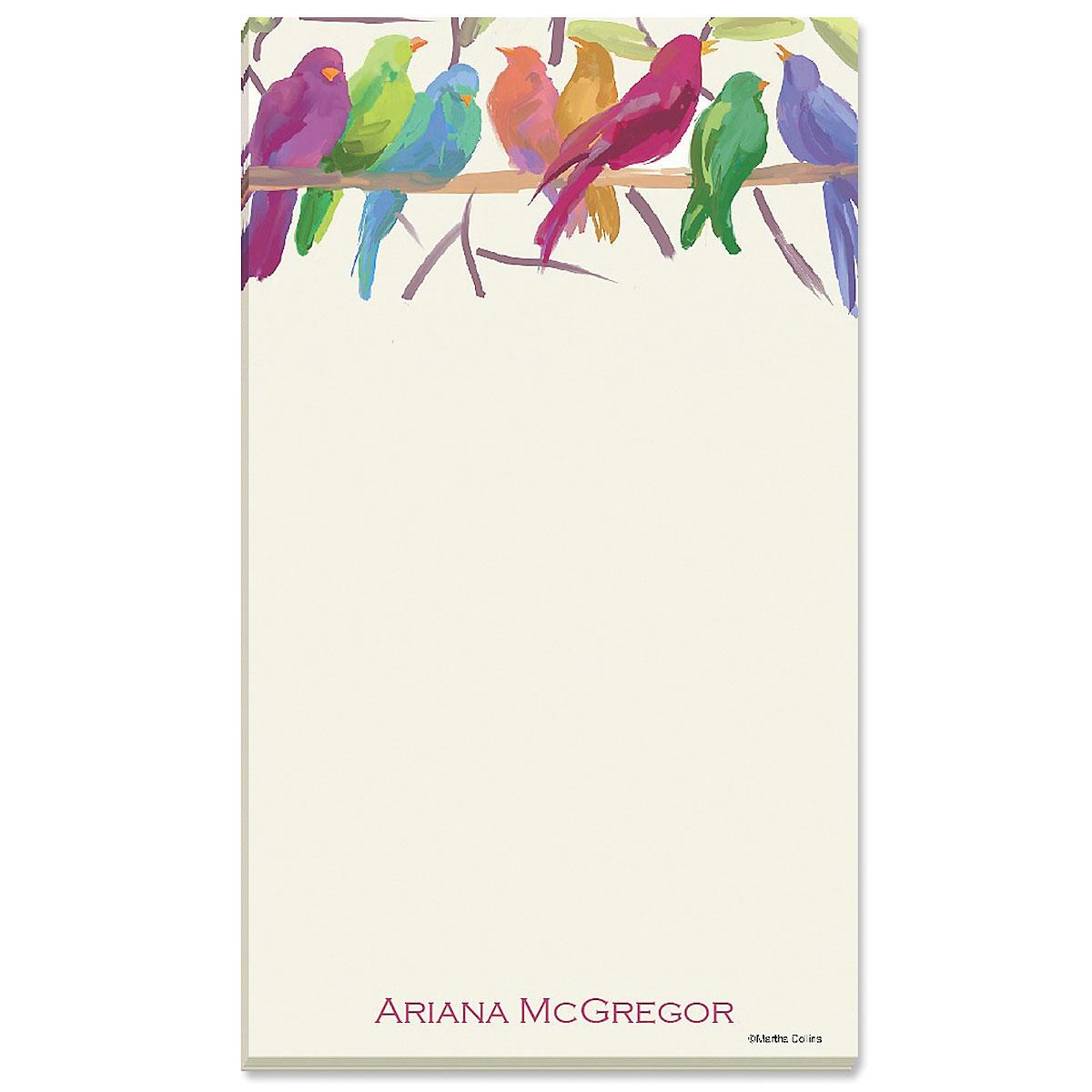 Flocked Together Personalized Notepads | Current Catalog