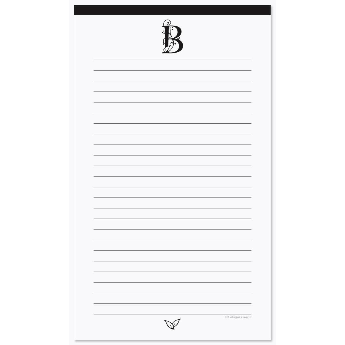 Formal Initial Lined Memo Pads | Current Catalog
