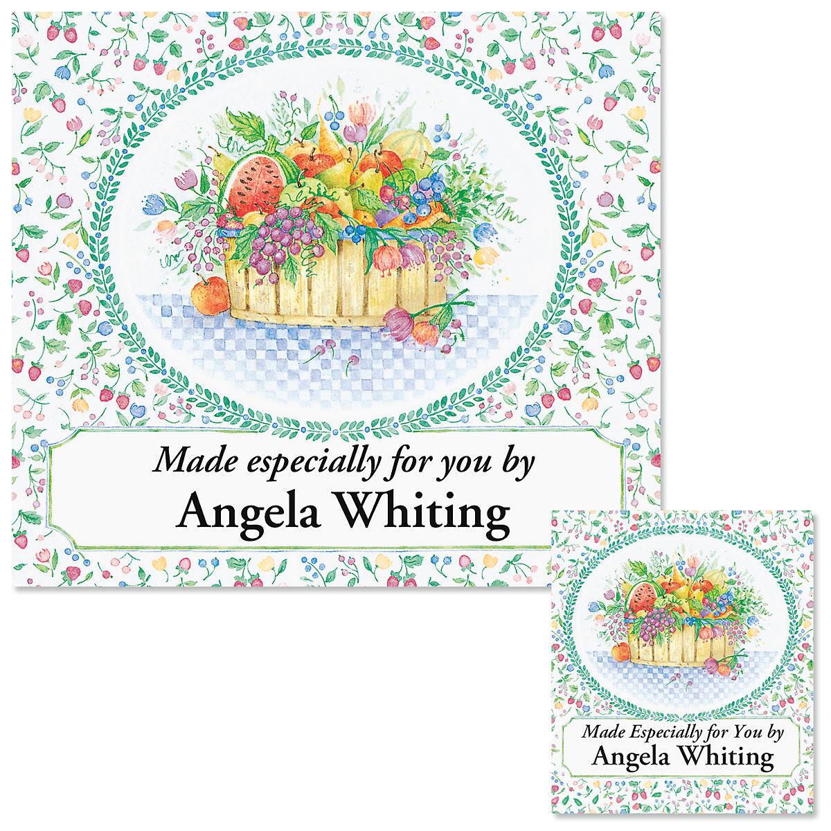 Fresh Ingredients Canning Jar Labels | Current Catalog