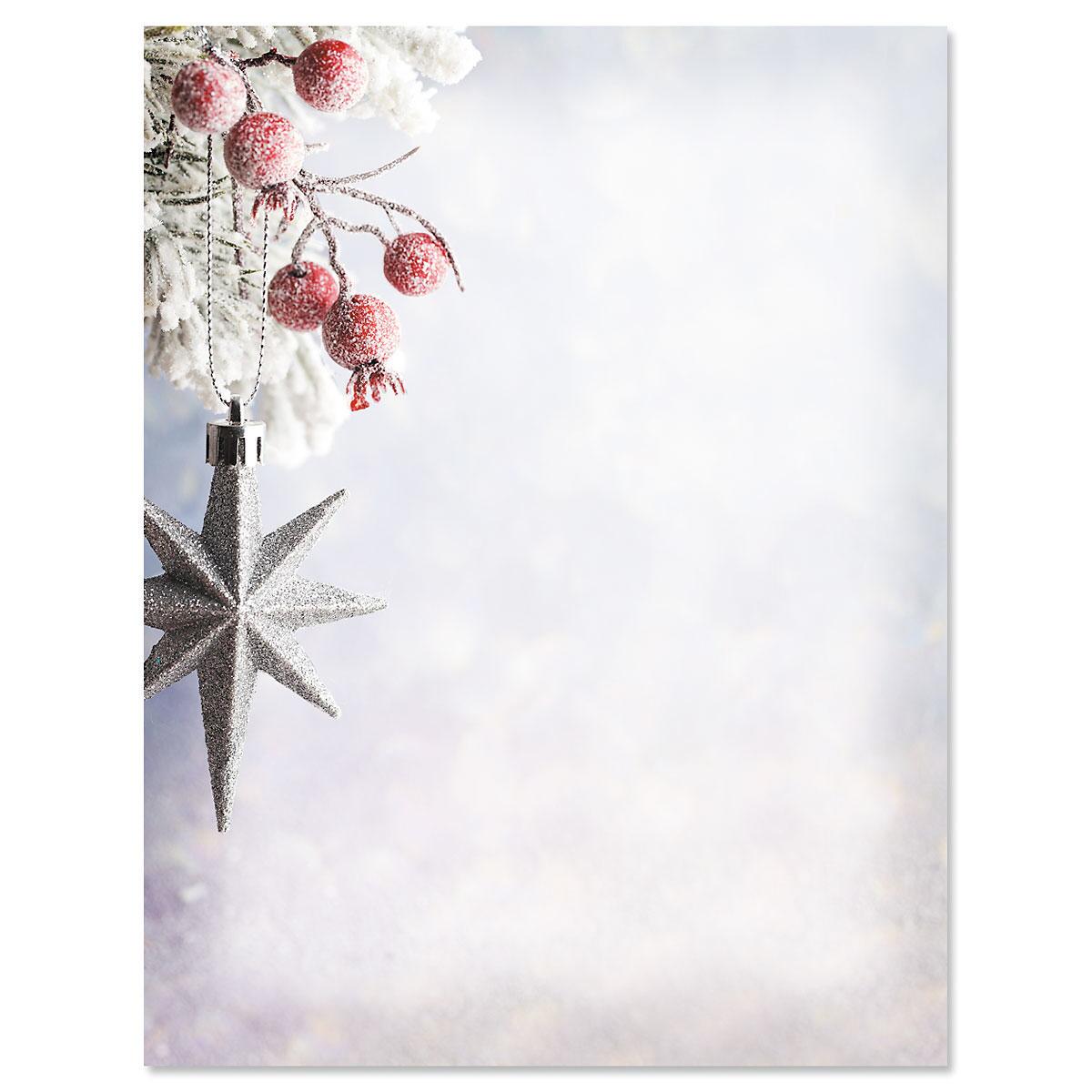 Frosted Berries Christmas Letter Papers | Current Catalog