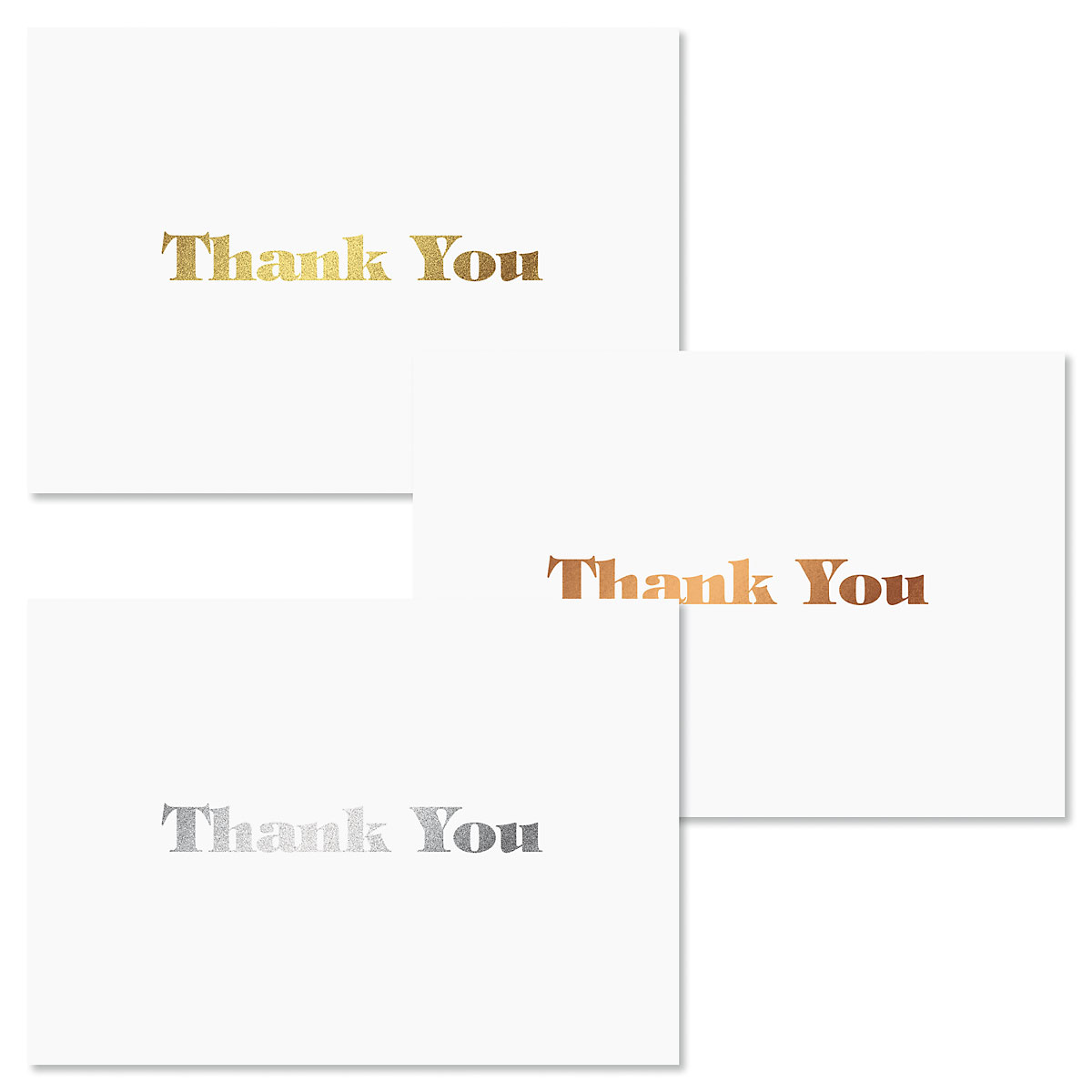 Foil Thank You Note Cards | Current Catalog