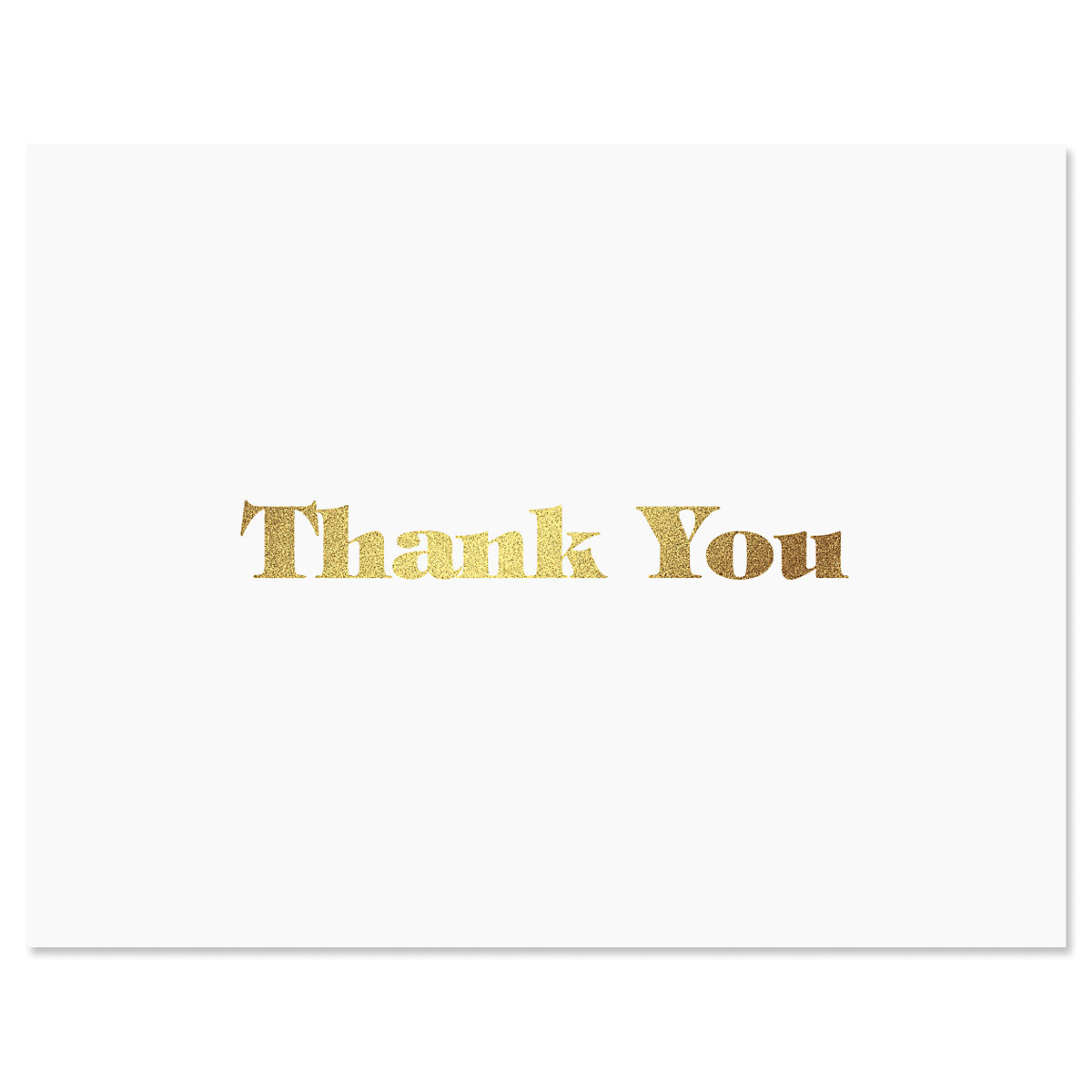 Gold Foil Thank You Note Cards | Current Catalog