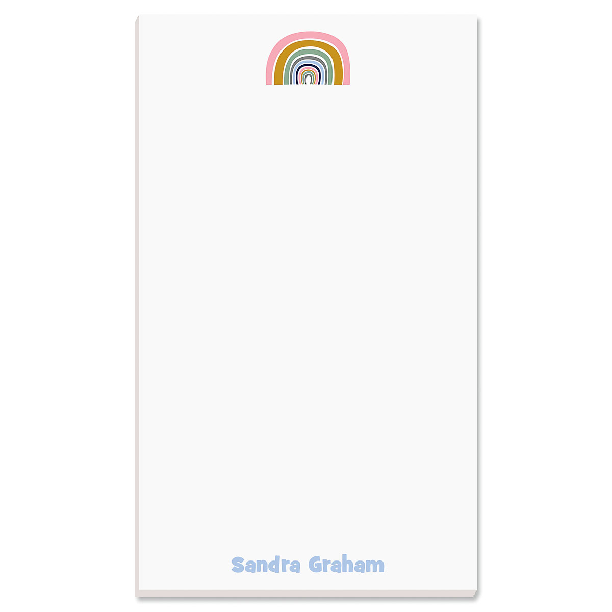 Rainbow Shine Personalized Notepad by FineStationery | Current Catalog