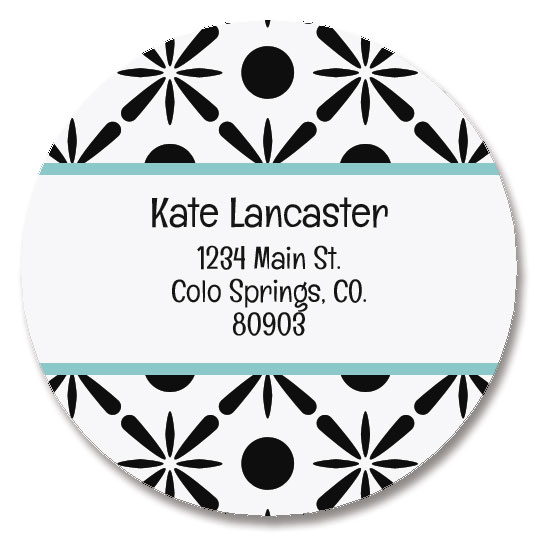 Stately Round Address Labels | Current Catalog
