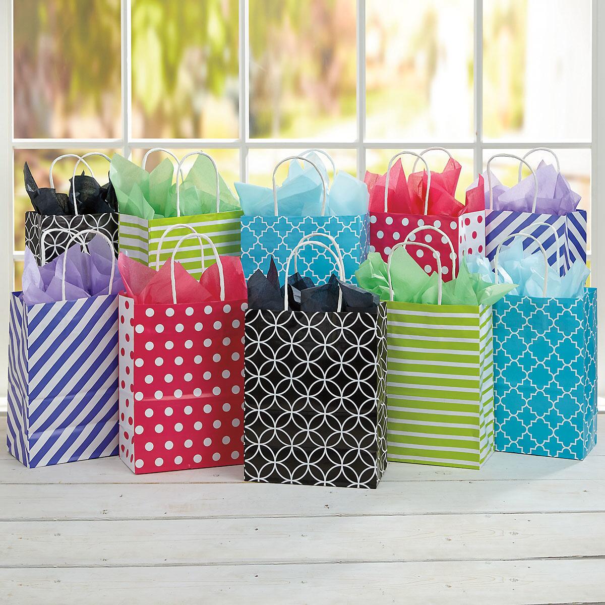 Geometric Patterns Gift Bags | Current Catalog