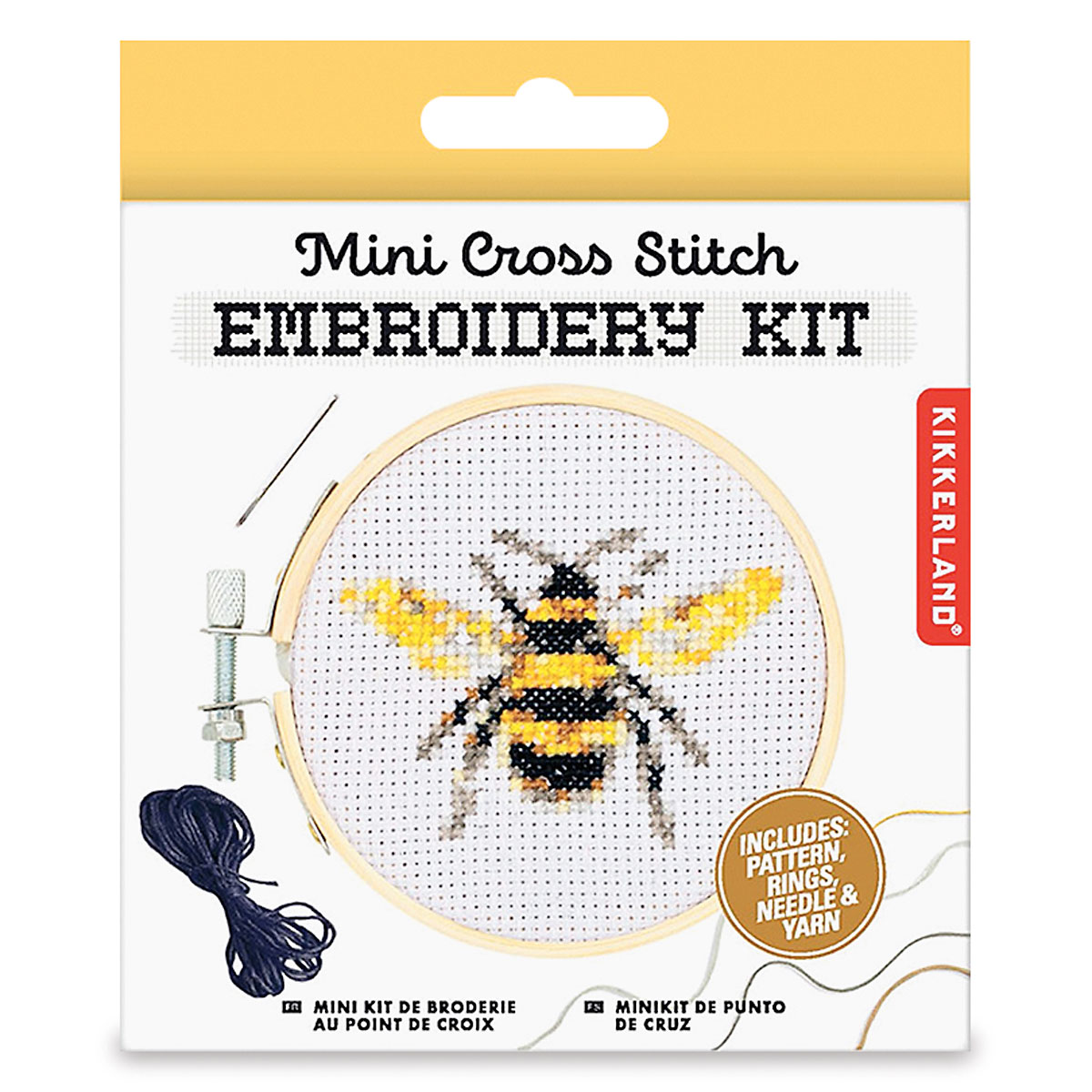 Mini Bee Embroidery Kit | Current Catalog