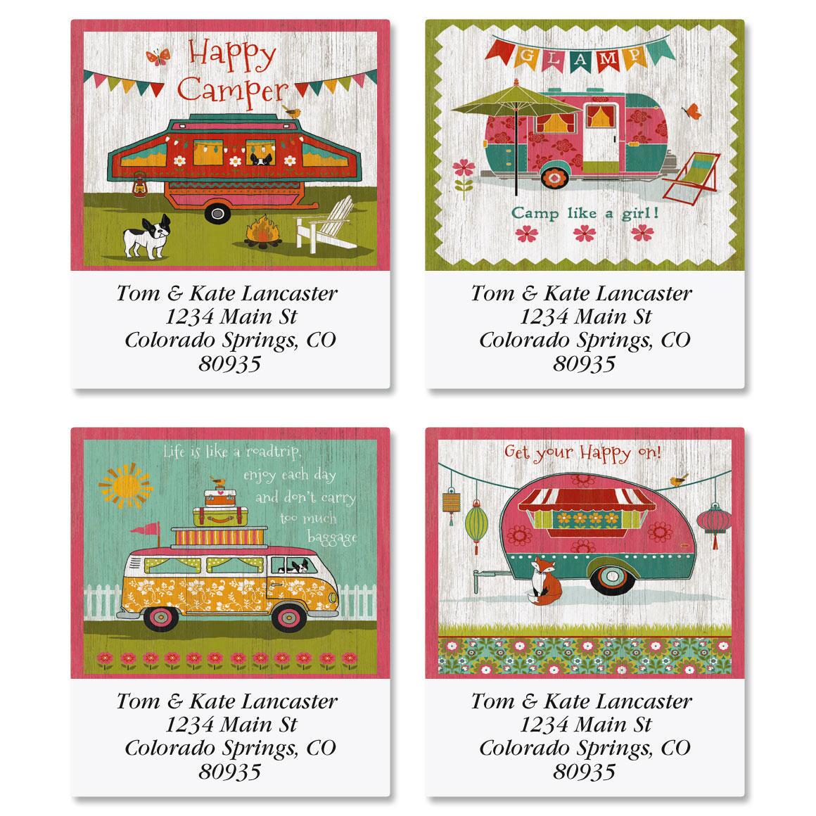 Glamping Select Address Labels | Current Catalog