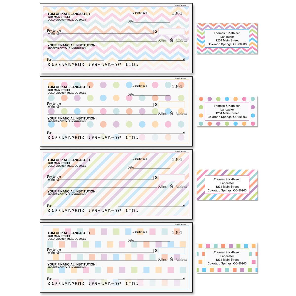 Graphix Single Checks with Matching Labels | Current Catalog