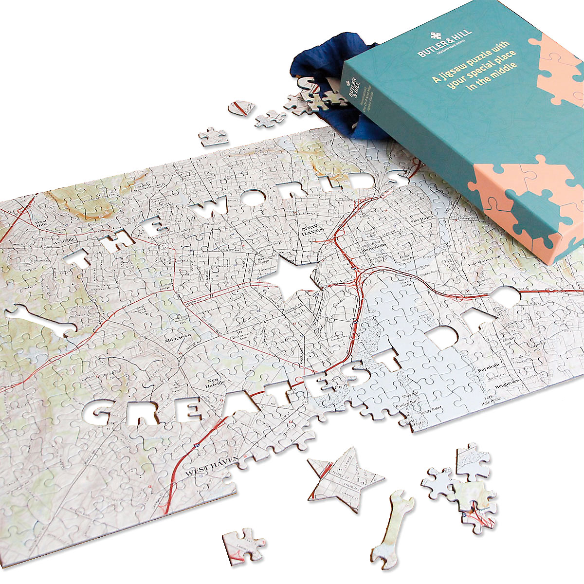 World’s Greatest Dad Map Puzzle | Current Catalog