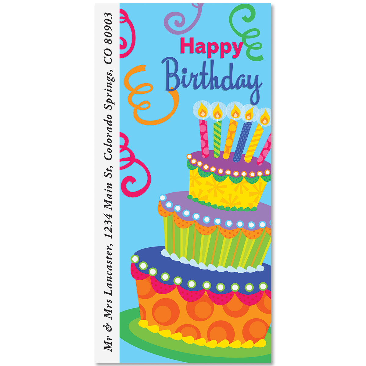 Big Cake Oversized Address Labels | Current Catalog