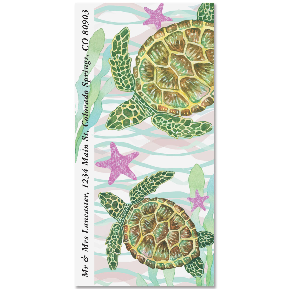 Sea Turtles Oversized Address Labels | Current Catalog