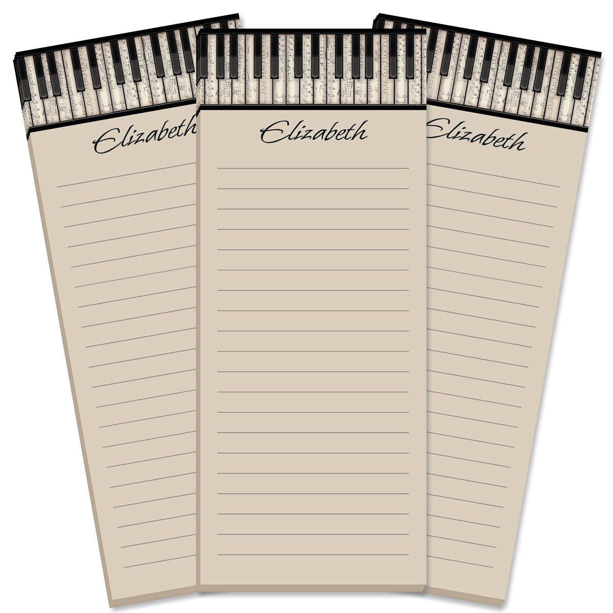 Keyboard Lined Shopping List Pads | Current Catalog