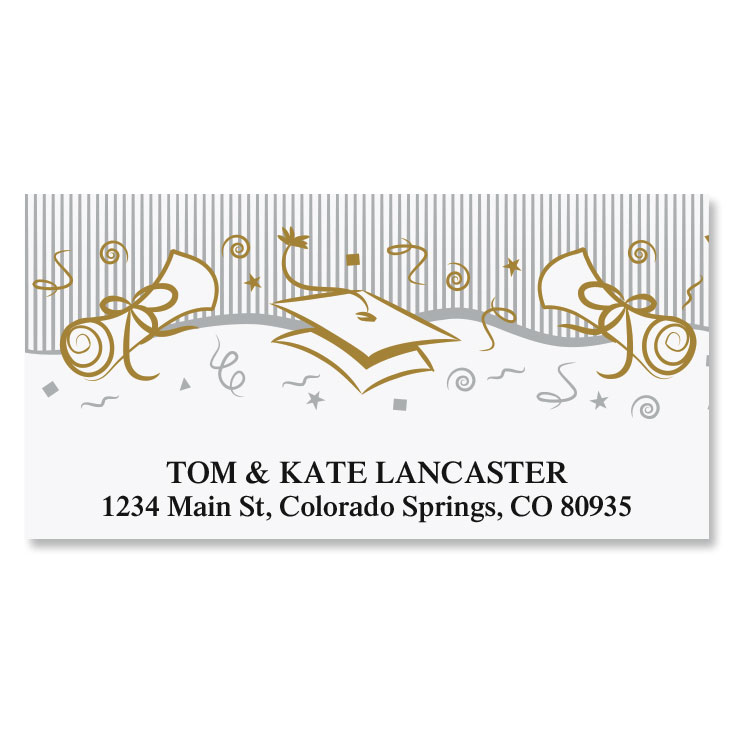 Graduation Party Deluxe Address Labels | Current Catalog