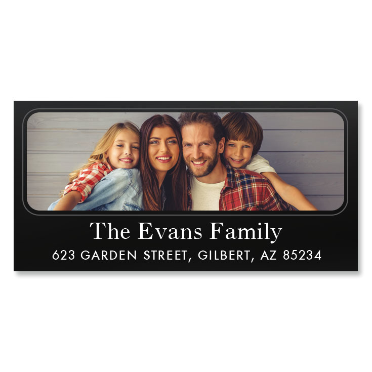 Modern Photo Deluxe Address Label | Current Catalog