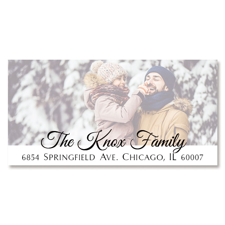 Full Deluxe Photo Address Label | Current Catalog