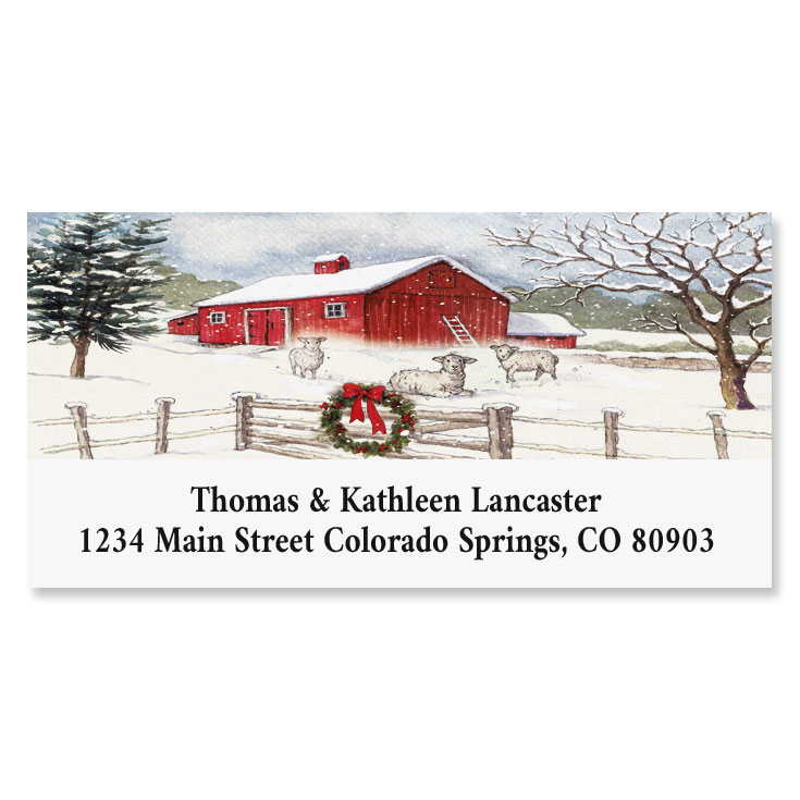 Country Barn Deluxe Address Labels | Current Catalog