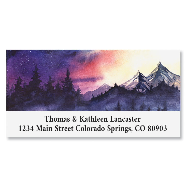 Wilderness Sunset Deluxe Address Labels | Current Catalog