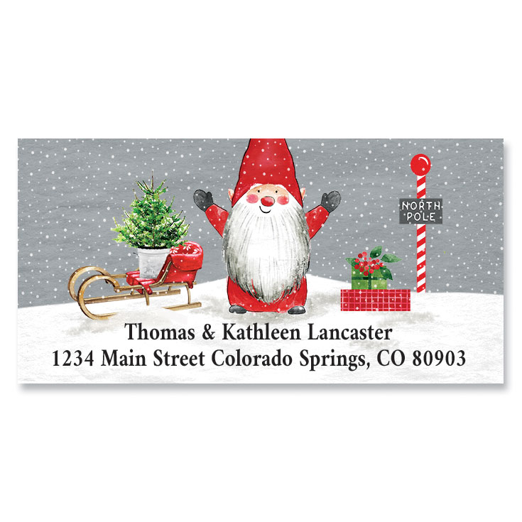 Holiday Gnome Deluxe Address Labels | Current Catalog
