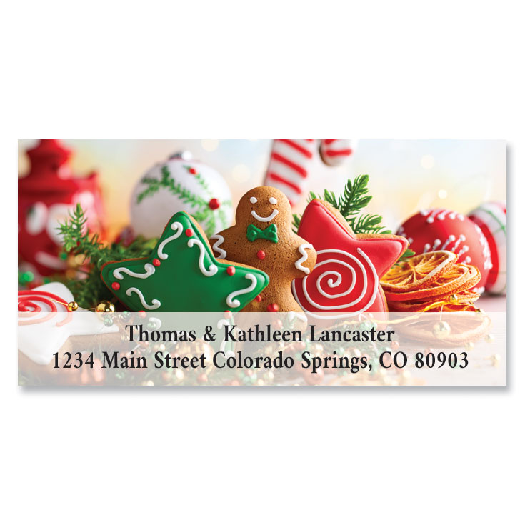 Gingerbread Cookies Deluxe Address Labels | Current Catalog