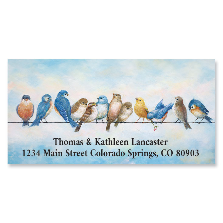 Spring Tweets Deluxe Address Labels | Current Catalog