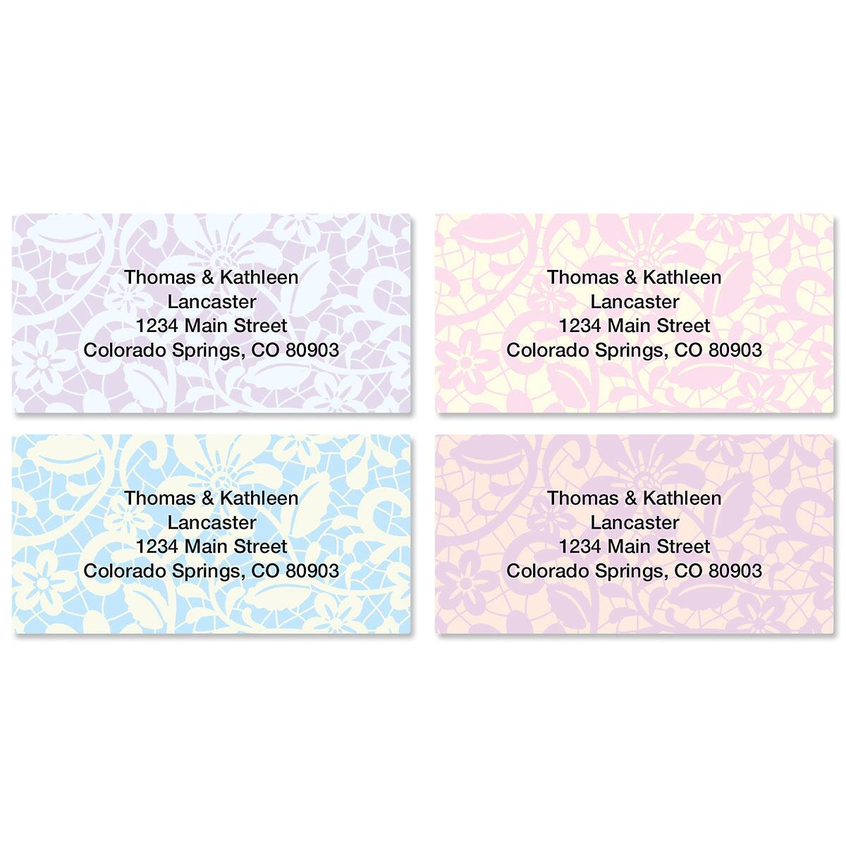 Lace Border Address Labels Y2294 | Current Catalog