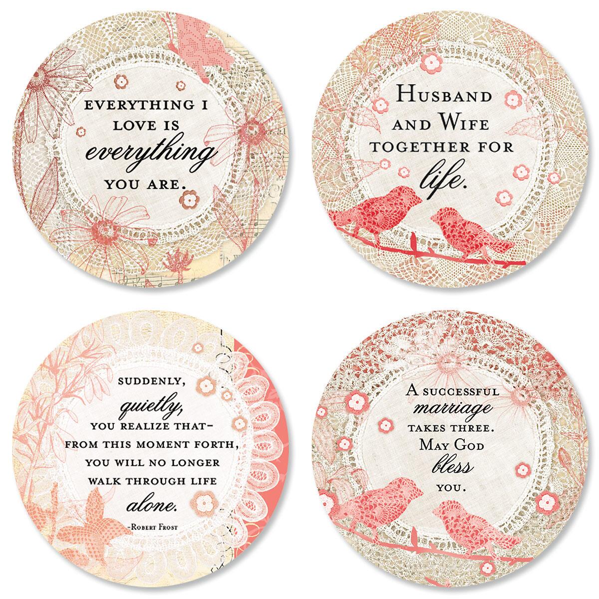 Lace Wishes Anniversary Seals | Current Catalog