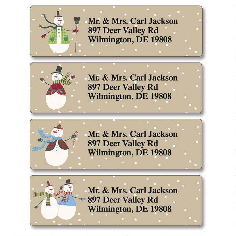 Let It Snow Christmas Classic Address Label | Current Catalog